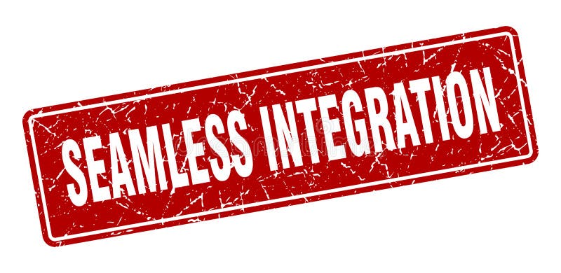 Integration Sign. Integration Round Ribbon Sticker. Integration Stock ...