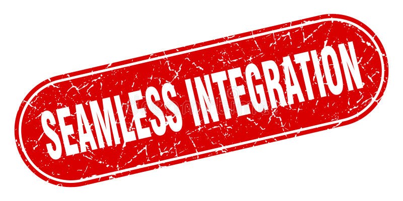 Seamless Integration Sign. Seamless Integration Grunge Stamp Stock ...