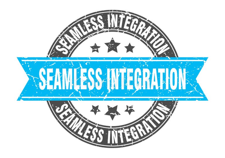 Seamless integration stamp stock vector. Illustration of vignette ...