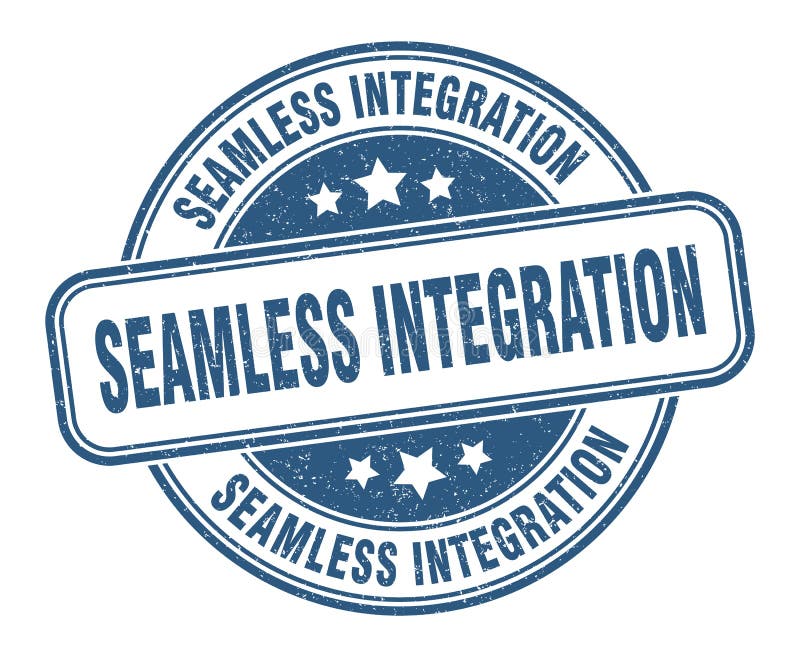 Seamless Integration Stamp. Seamless Integration Round Grunge Sign ...