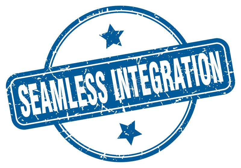 Seamless Integration Stamp. Seamless Integration Round Grunge Sign ...