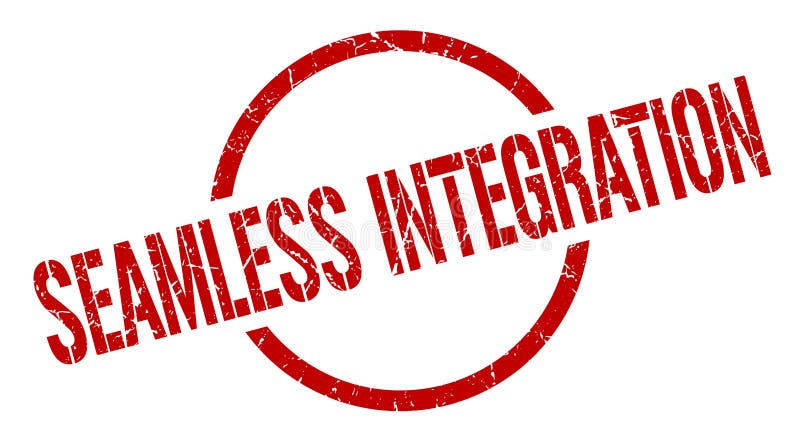 Seamless integration stamp stock vector. Illustration of integration ...