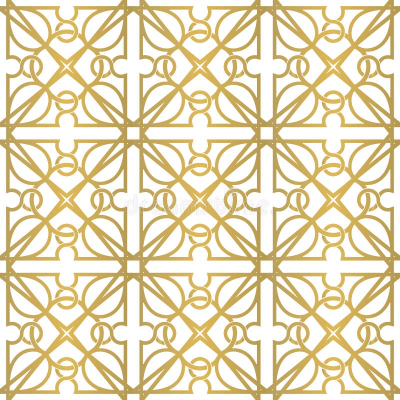 Interlacing Pattern. Seamless Geometric Texture. Stock Vector ...