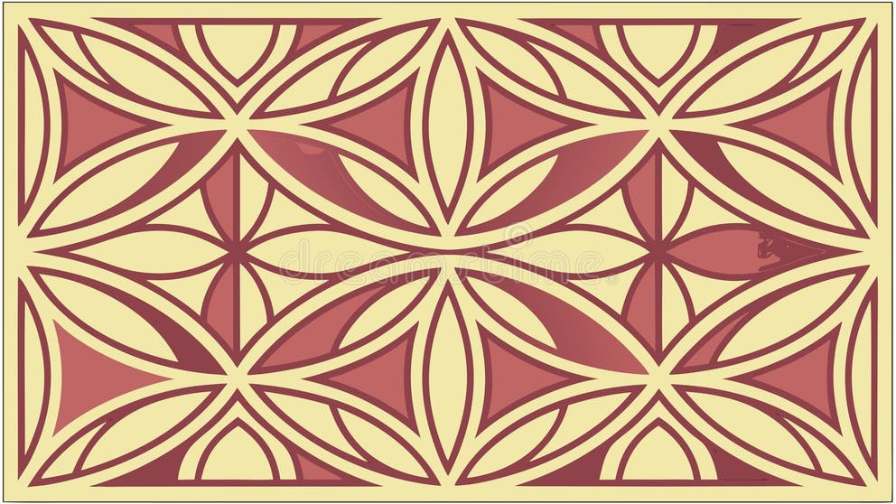 Seamless Interlocking Geometric Pattern Vector, Vector Design ...