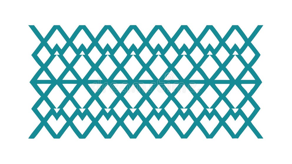 Seamless Interlocking Hexagon Grid Pattern Vector, Vector Design ...