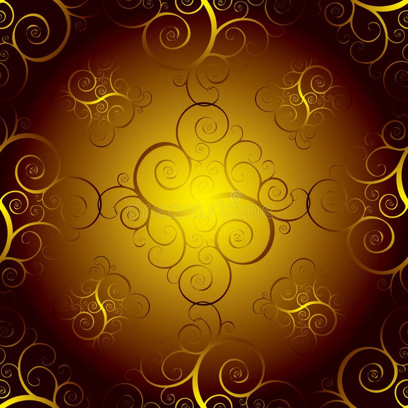 Mandala golden sun design stock vector. Illustration of abstract - 21356550