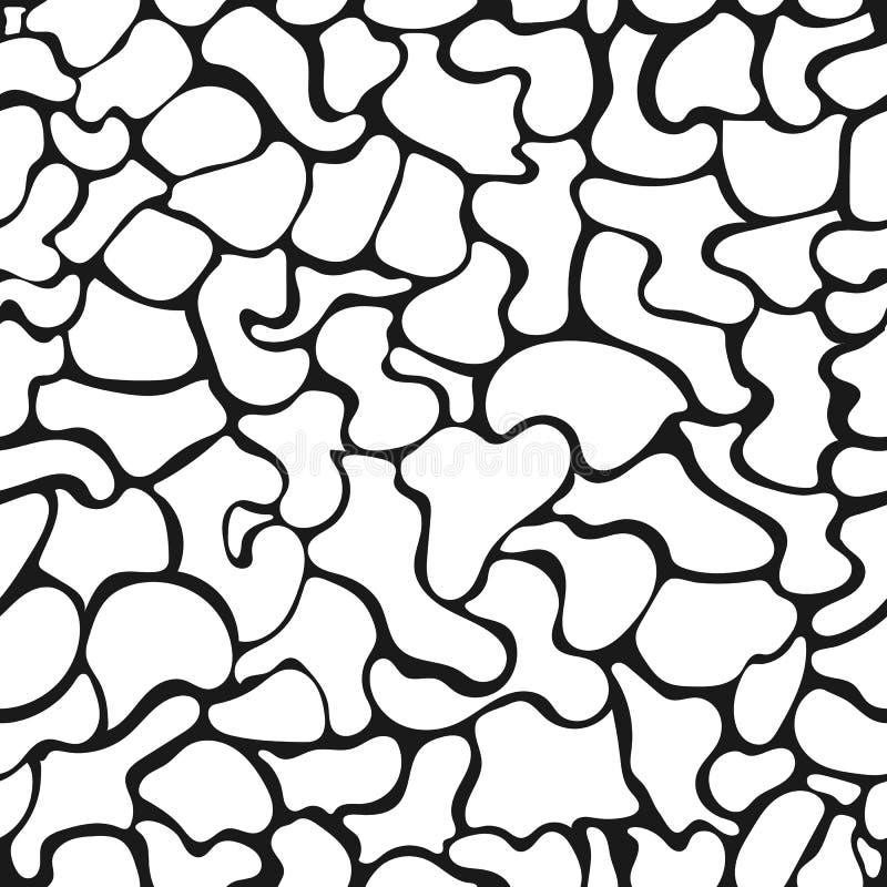 Texture - Seamless Pattern Of Irregular Cells Stock Vector ...