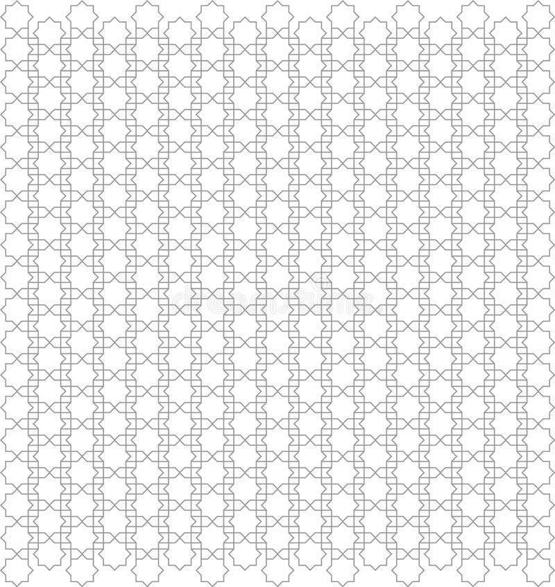 Seamless Islamic Pattern and Floral Stock Vector - Illustration of ...