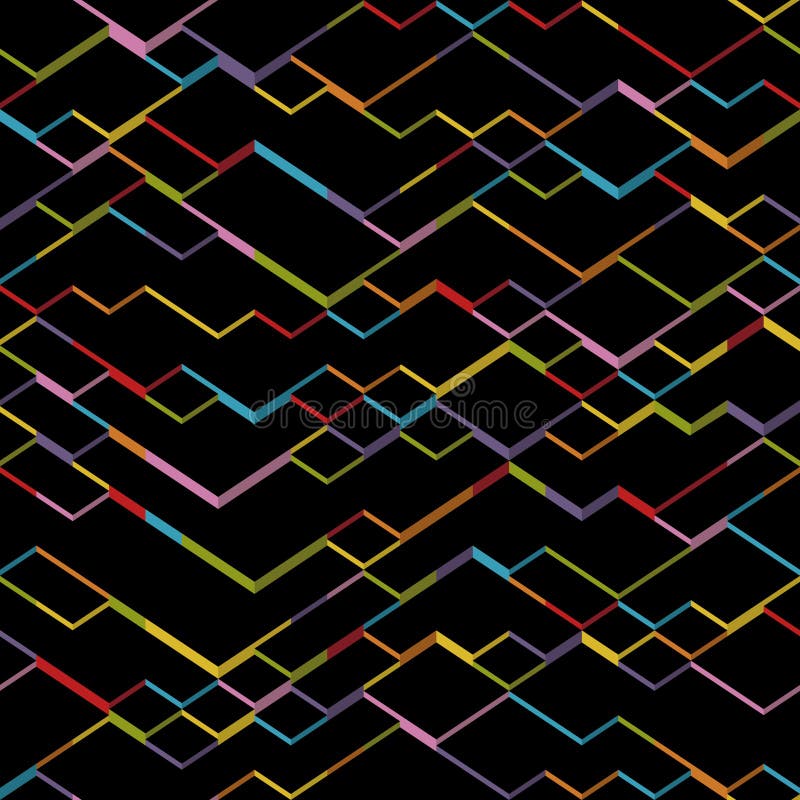 Recurrent Square Pattern Wallpaper Orange Yellow Background Stock ...