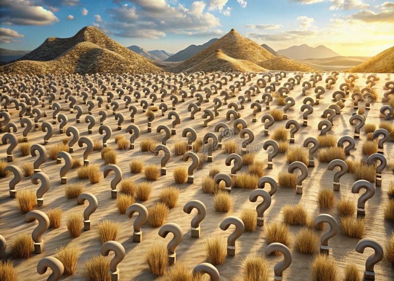 Seamless Isometric Question Mark Pattern a Neutral Tileable Background ...