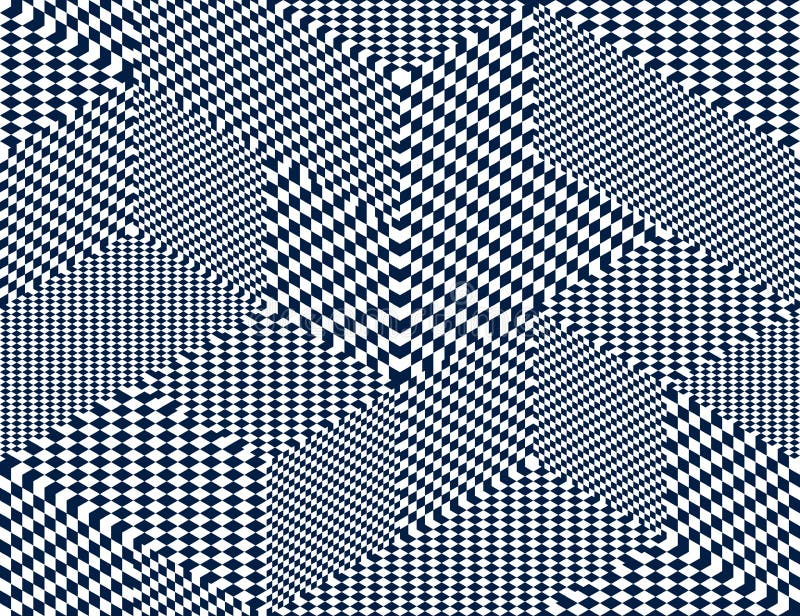Checker Pattern Mesh in 3d Dimensional Perspective Vector Abstract ...