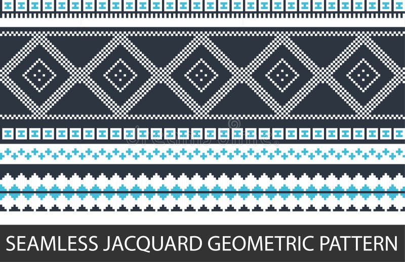 Jacquard stock vector. Illustration of abstract, jacquard - 14199262