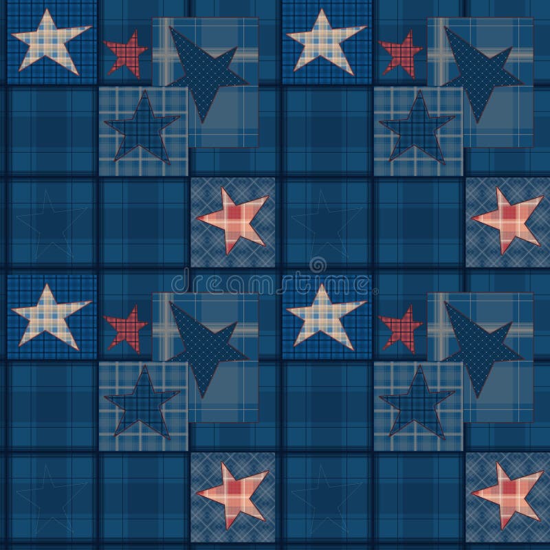 Seamless Jeans Patchwork Pattern Stock Illustrations – 266 Seamless ...