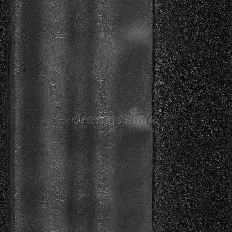 Seamless 4k Photo Texture of Black Leather Material with Velcro Stripe ...