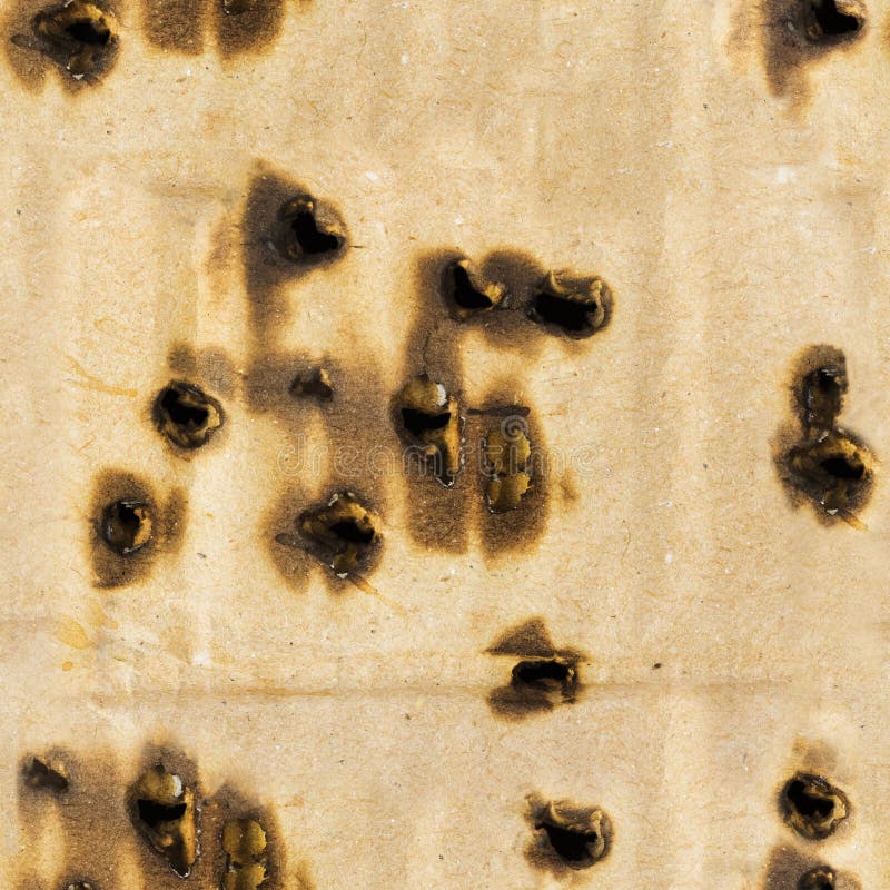 Seamless 4k Photo Texture of Burned Perforated Cardboard Paper Surface ...