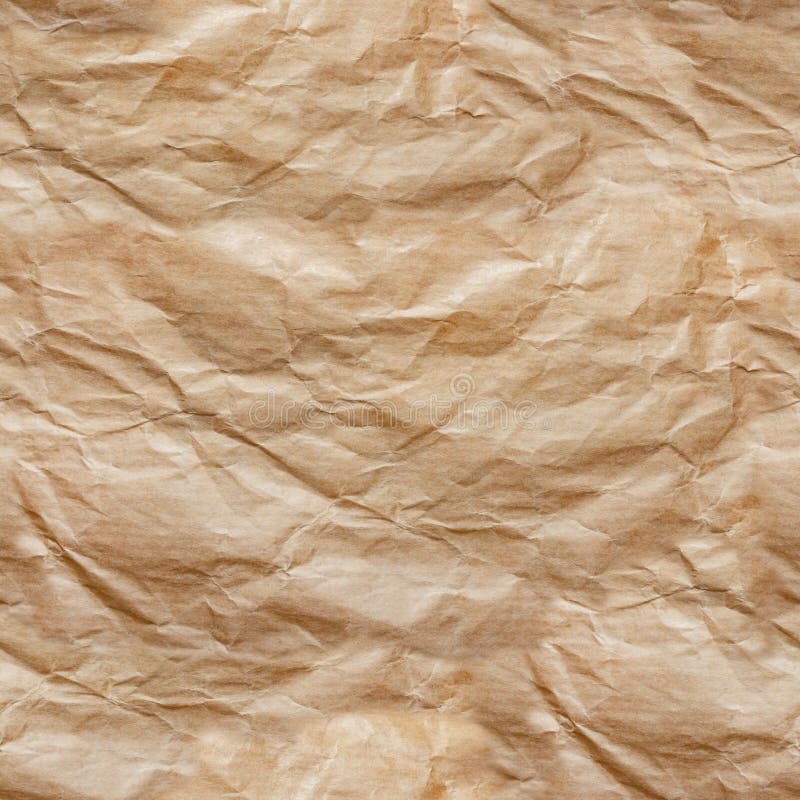 Seamless 4k Photo Texture of Crumpled Packaging Paper Stock Image ...