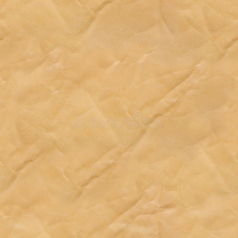 Seamless 4k Photo Texture of Crumpled Parcel Cardboard Paper Stock ...