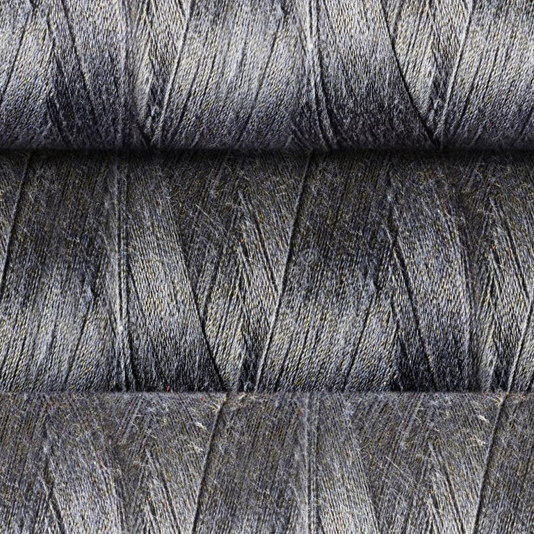 Seamless 4k Photo Texture of Gray Colored Ribbed Threads Roll Surface ...