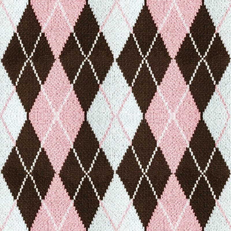 Seamless 4k Photo Texture of Knitted Wool Sweater Material with Argyle ...