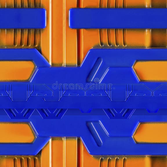 Seamless 4k Photo Texture Material of Blue Plastic Tech Panel Surface ...