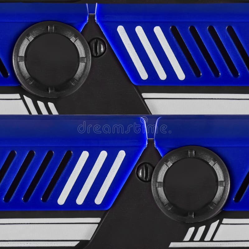 Seamless 4k Photo Texture Material of Blue Plastic Tech Panel Surface ...