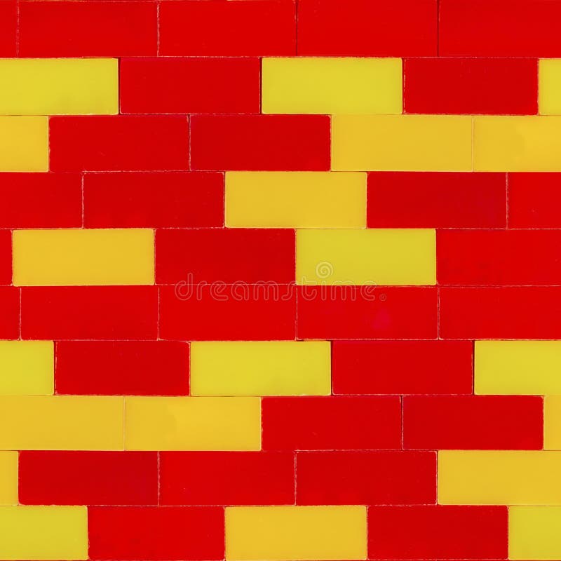 Seamless 4k Photo Texture Material of Red and Yellow Plastic ...
