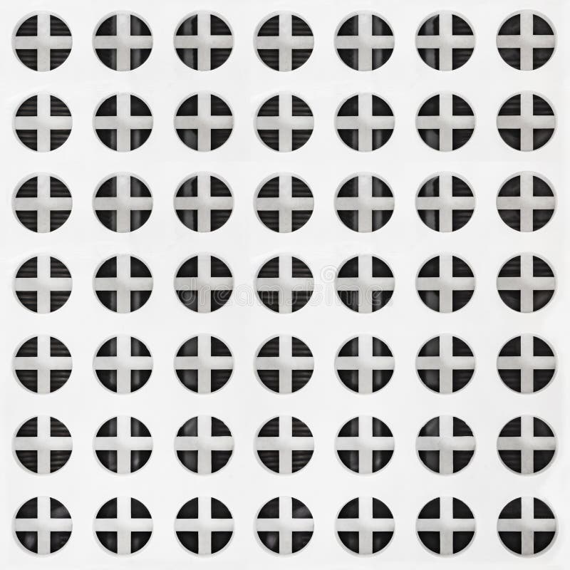 Seamless 4k Photo Texture Material of White Grid Patterned Plastic ...