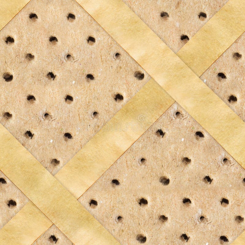 Seamless 4k Photo Texture of Perforated Cardboard Paper with Tape Stock ...