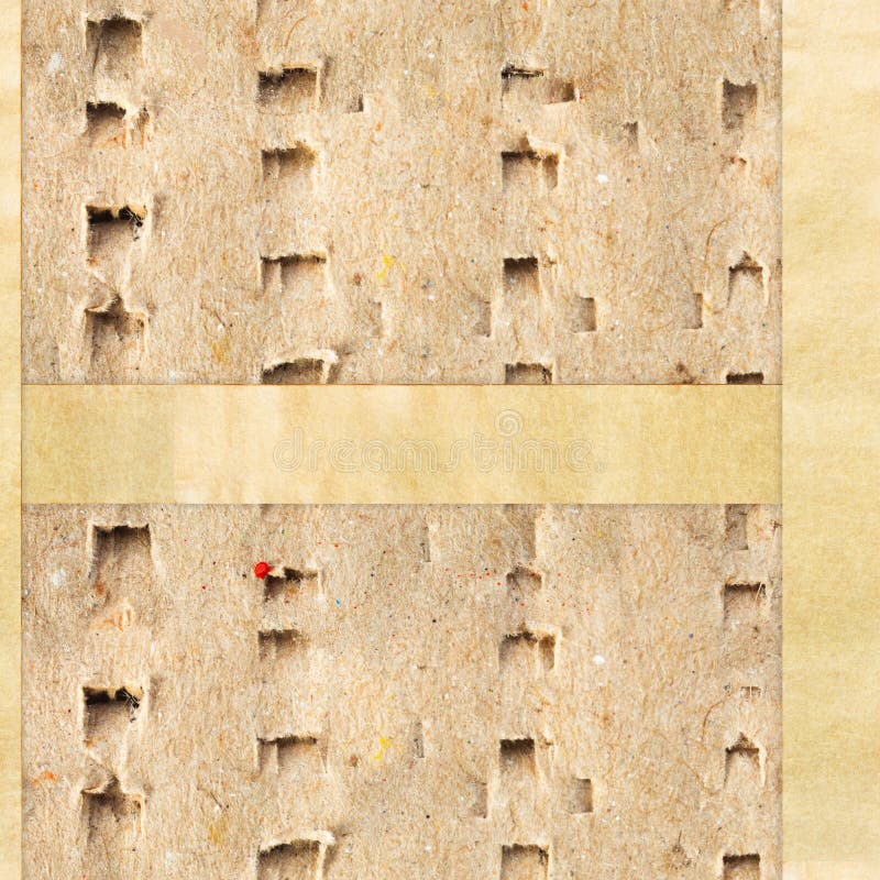 Seamless 4k Photo Texture of Perforated or Cutted Cardboard Paper Stock ...