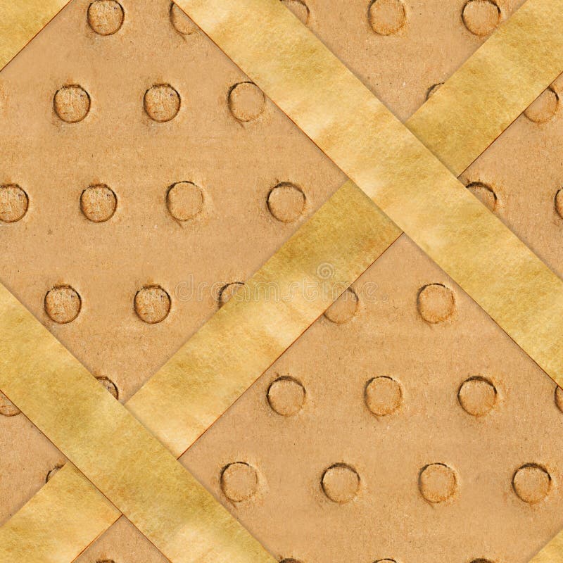 Seamless 4k Photo Texture of Perforated and Patterned Cardboard Paper ...