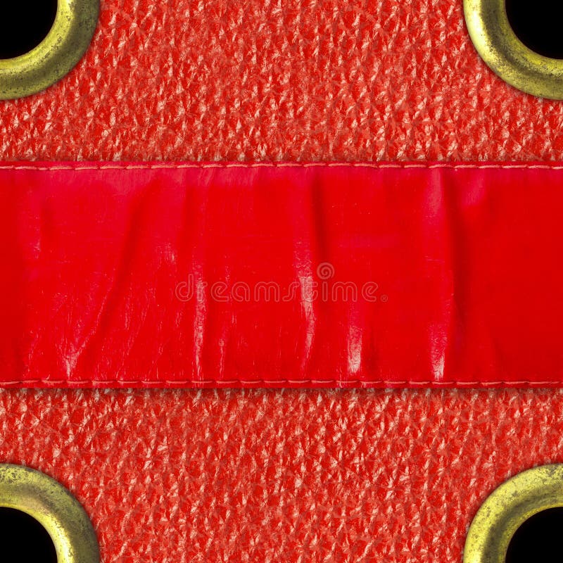Seamless 4k Photo Texture of Red Colored and Polished Leather Belt and ...