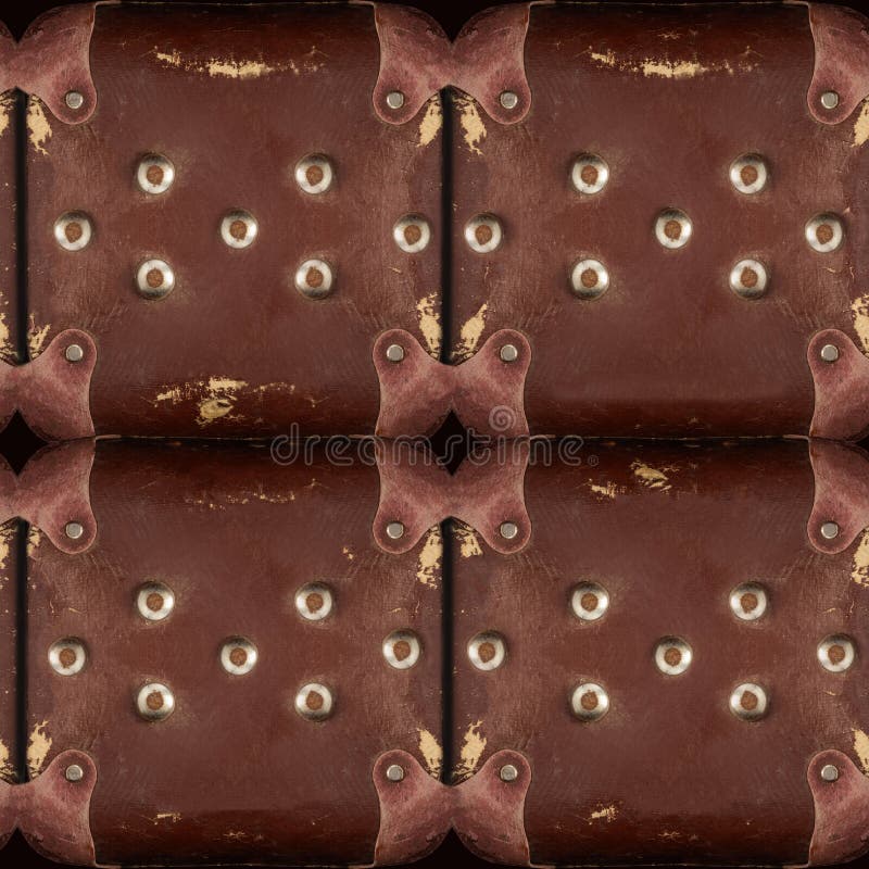 Seamless 4k Photo Texture of Red Colored Worn and Used Armor Leather ...