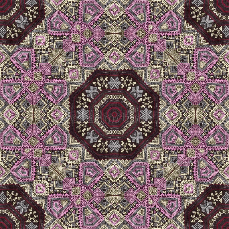 Seamless Kaleidoscope or Endless Pattern for Ceramic Tile, Wallpaper ...