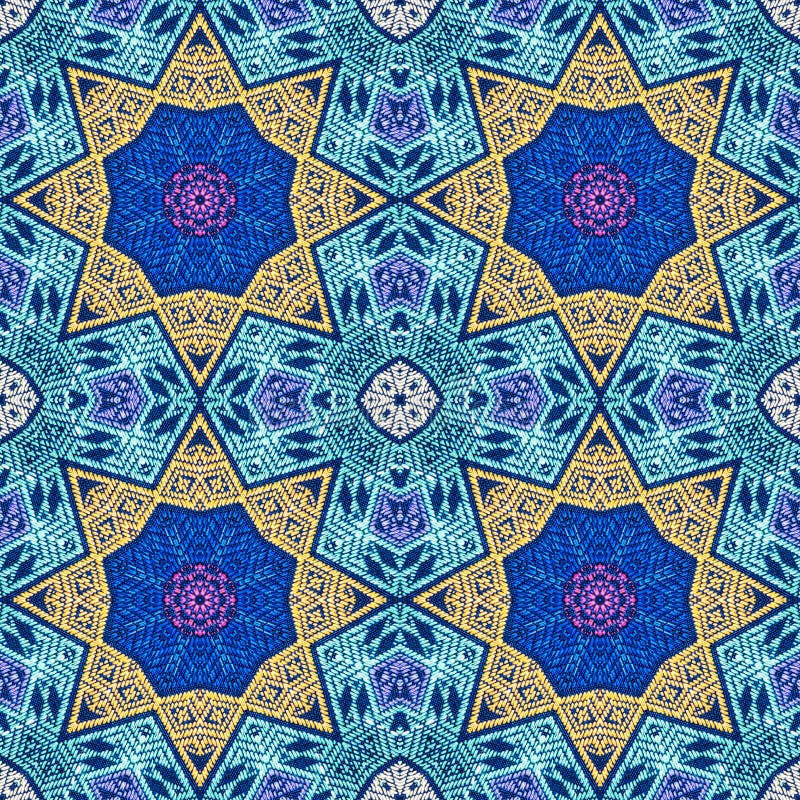 Seamless Kaleidoscope or Endless Pattern for Ceramic Tile, Wallpaper ...