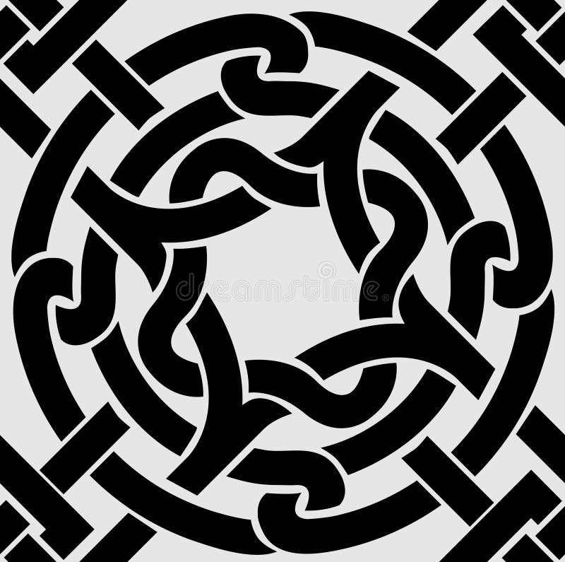 Celtic corners stock vector. Illustration of white, ribbon - 37251565