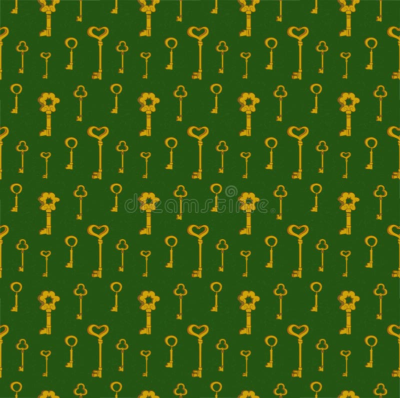 Seamless keys pattern stock vector. Illustration of fabric - 29892169