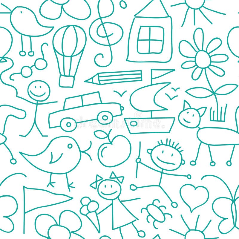 School pattern stock vector. Illustration of repeat, apple - 9070959