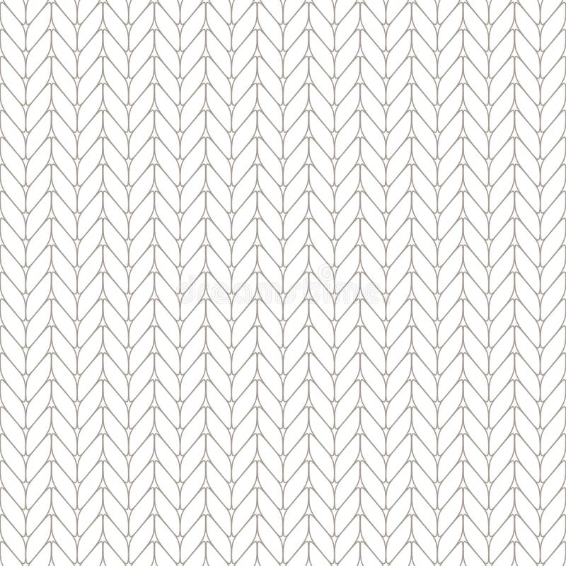 Seamless knitted pattern stock vector. Illustration of embroidery ...