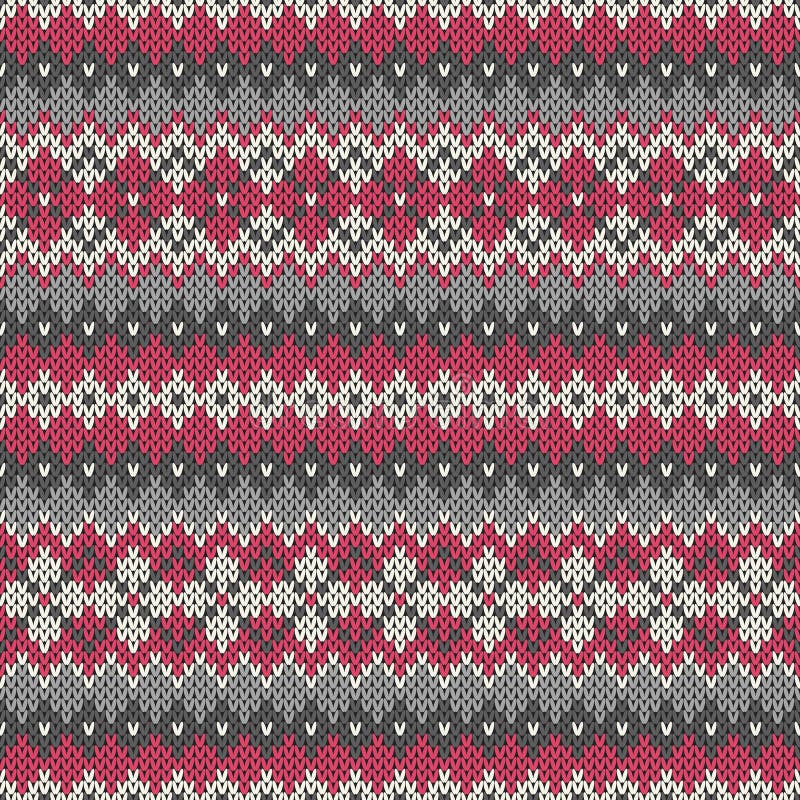 Seamless Knitted Geometric Pattern. EPS Available Stock Vector ...