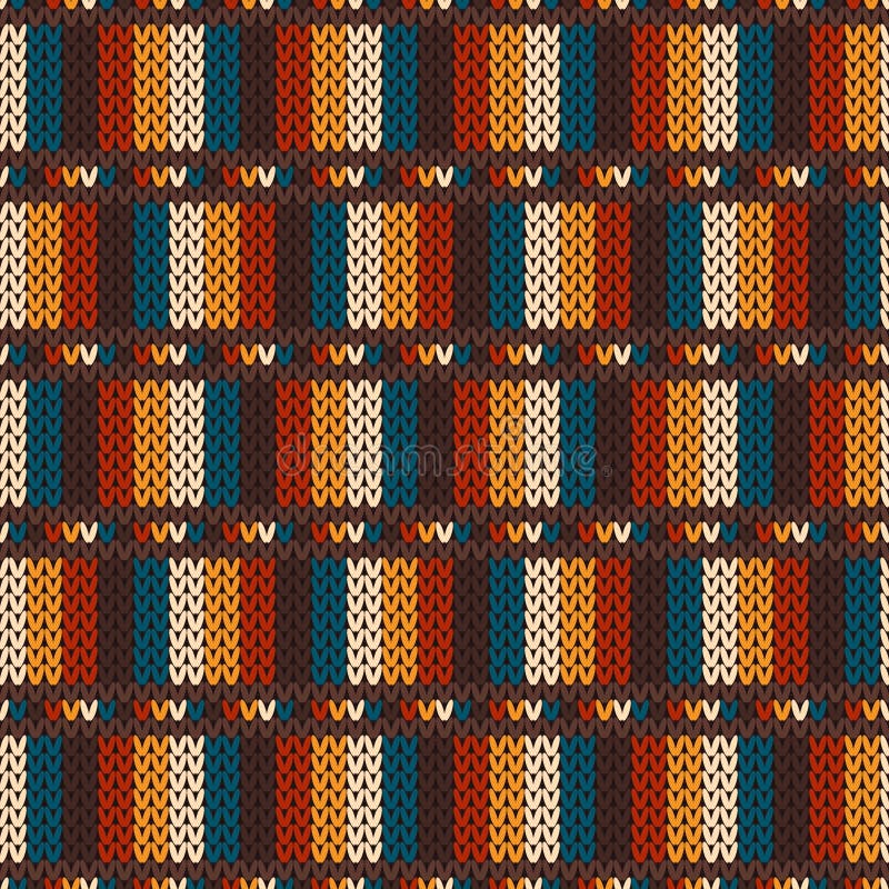 Seamless Knitted Pattern. EPS Available Stock Vector - Illustration of ...