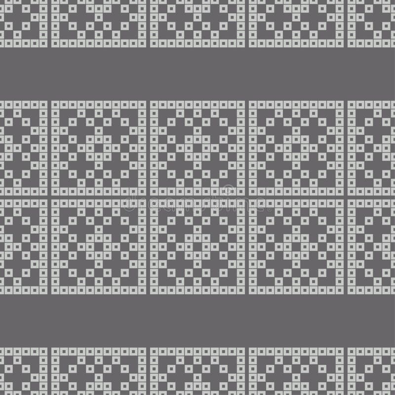 Pixels. Seamless Knitted Pattern. Norwegian Drawing. a Warm Sweater ...