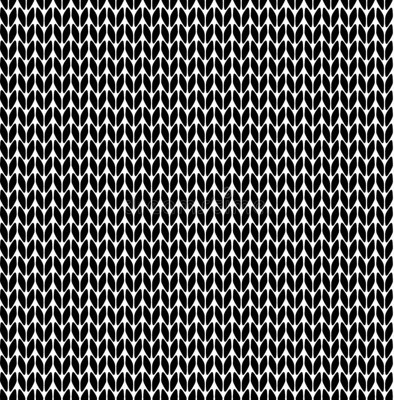 Seamless knitted pattern stock vector. Illustration of clothing - 66488801