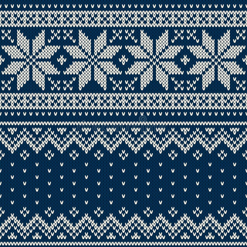 Seamless Knitted Pattern. Wool Sweater Design Stock Vector ...