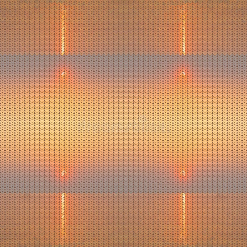 Seamless Knitted Sunset Pattern Stock Vector - Illustration of ...