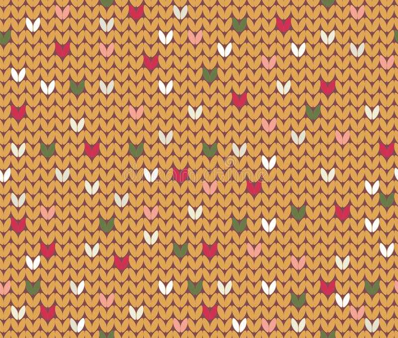 Seamless Knitted Texture, Colorful Knitted Pattern. Stock Vector ...