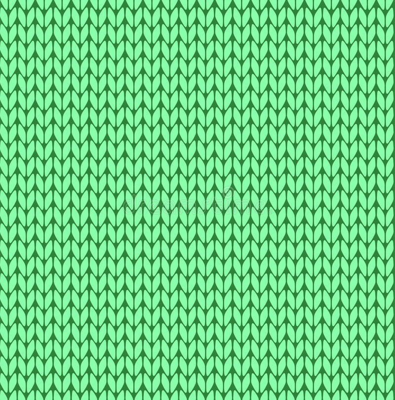 Seamless Knitted Vector Pattern Stock Vector - Illustration of classic ...
