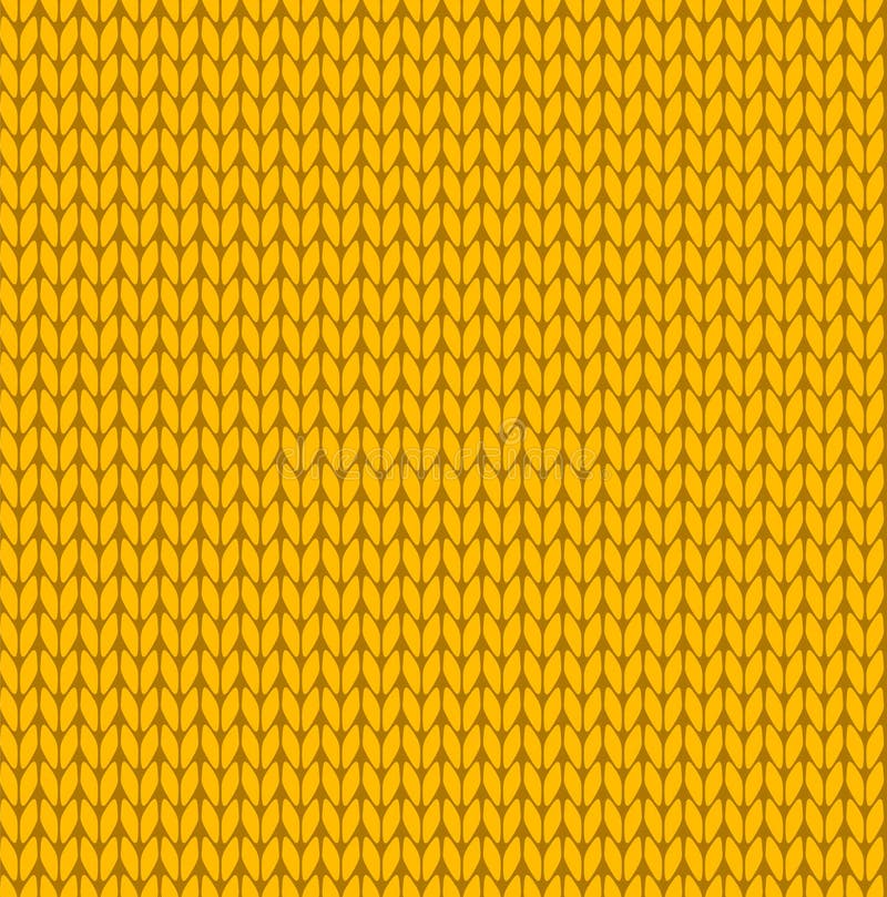 Seamless Knitted Vector Pattern Stock Vector - Illustration of knit ...