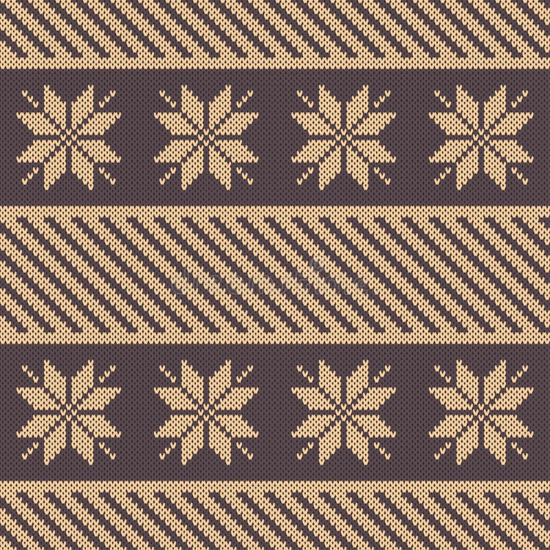 Seamless knitting pattern stock vector. Illustration of fiber - 86500899