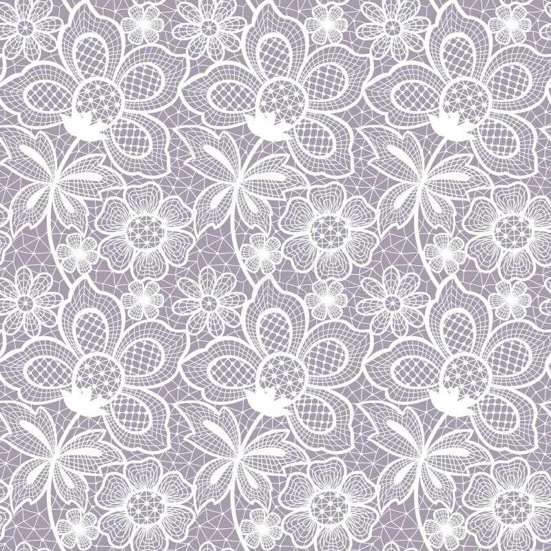 Seamless Lace Floral Background Stock Vector - Illustration of holiday ...