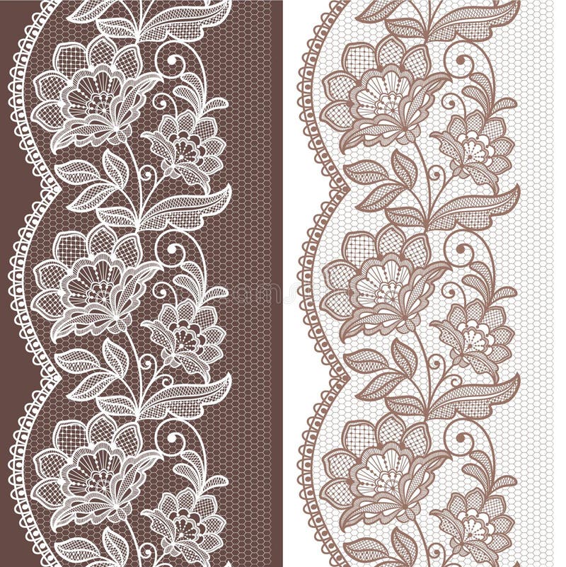 Seamless Lace Floral Backgroundseamless Lace Floral Background. Vintage ...